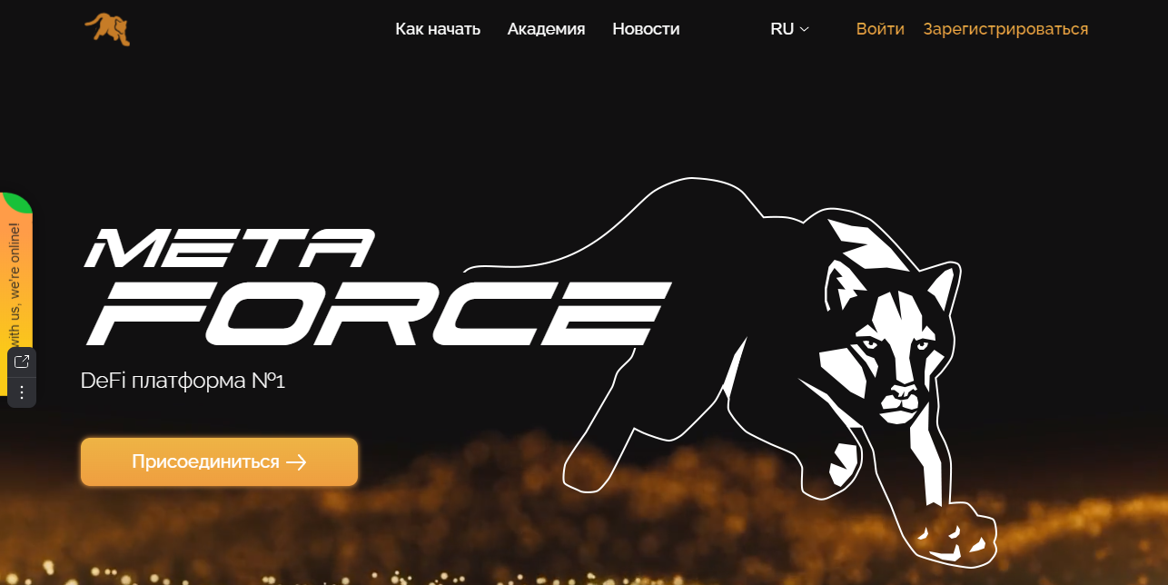 Meta Force - новая DeFi платформа от мошенников
