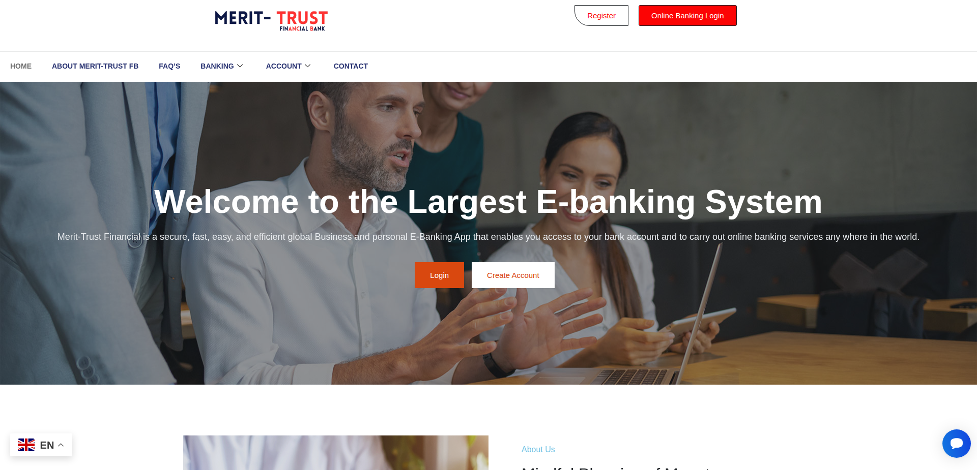 Merit-Trust Financial Bank – Secured Online Bank for Everyone merit ...